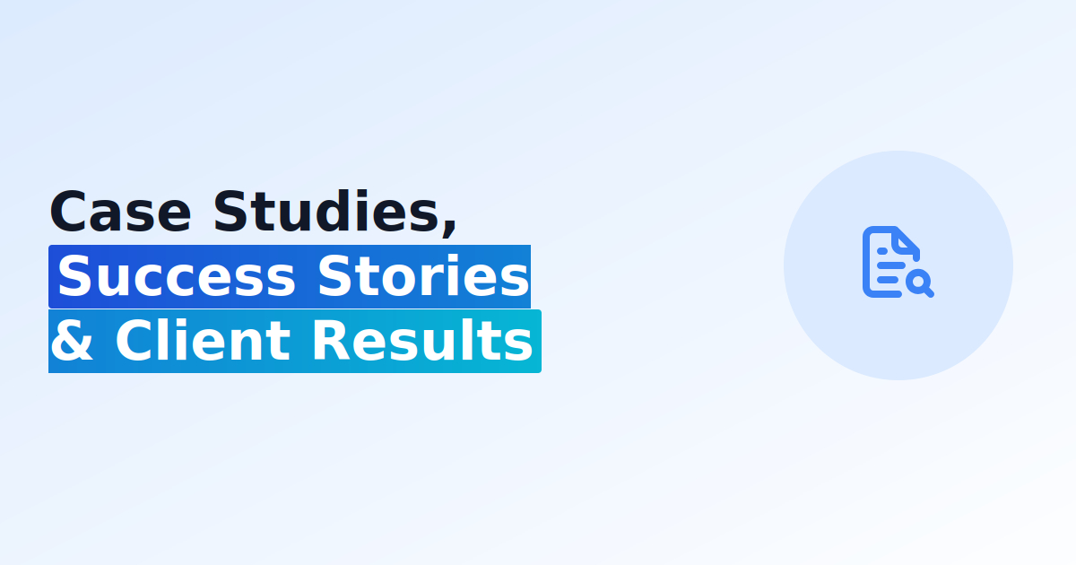 Case Studies, Success Stories & Client Results | Web Mavens